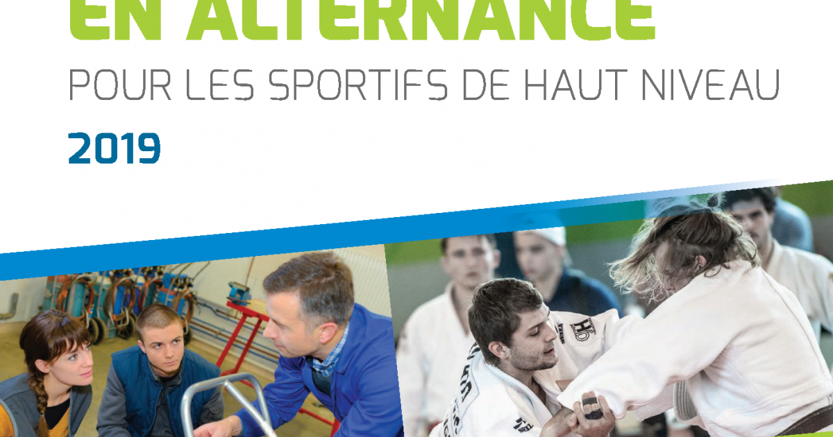 Accompagner les sportifs de Haut-Niveau vers la formation en alternance