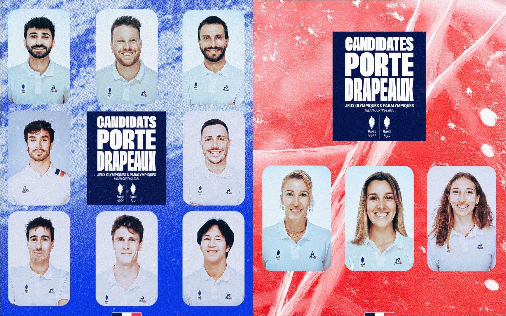Jeux d'hiver 2026 : les candidats au porte-drapeau tricolore